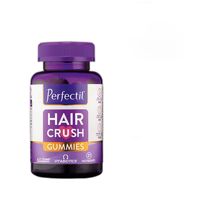 欧洲直邮Perfectil护发软糖葡萄籽21种维生素维C皮肤指甲养护60粒