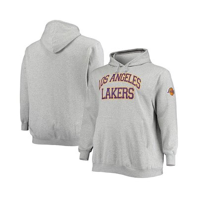 美国直邮Mitchell Ness 男士洛杉矶湖人队复古经典大码套头卫衣