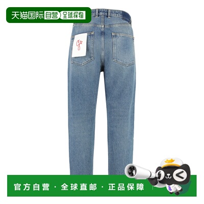 1h可退 香港直邮GOLDEN GOOSE 男士 蓝色 Slim Fit Medium Wash