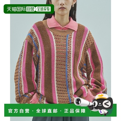 1h可退 日本直邮GENE HEAVENS 女装 多色编织 立体纹路设计针织衫
