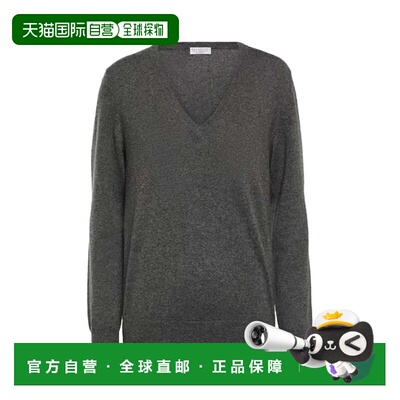 欧洲直邮Brunello Cucinelli Women cashmere sweater Grey