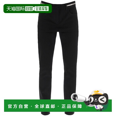 香港直邮GIVENCHY 女士牛仔裤 BW50TX50R6001 AW2022 黑色 Slim d