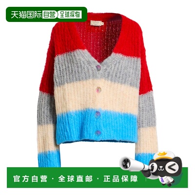 1h可退 香港直邮MAISON KITSUNE 女士 针织开衫 red红色 舒适时尚