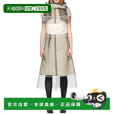 香港直邮Maison Margiela 薄纱中长连衣裙 S31CT0987S54516针织