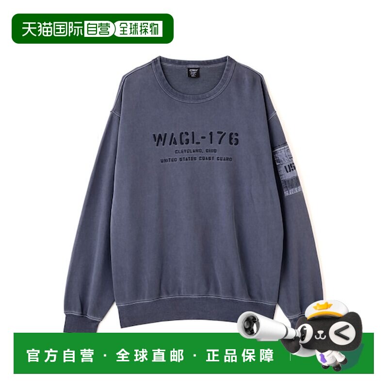 日本直邮AVIREX FADED MIL.POCKET CREWNECK SWEAT [593722658]