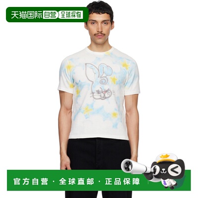 香港直邮kenzo 高田贤三 男士 灰白色 Paris KENZO Cartoon Slim