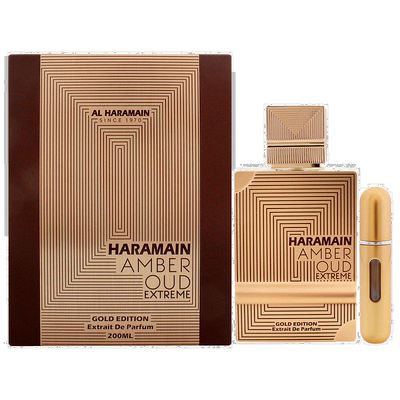 美国直邮Al Haramain沉香琥珀金色版浓香水女士-200ml正品