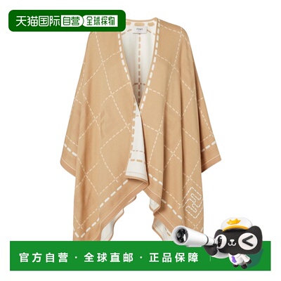 香港直邮FENDI 女士西服 FXX033B01NF0QB8 SS2026 花色 PONCHO MA