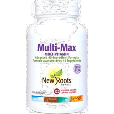 加拿大直邮New Roots Multi-Max 复合维生素（120 粒 V 粒）