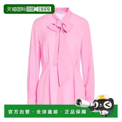 香港直邮Salvatore Ferragamo 菲拉格慕 女士 Blouses 真丝衬衫