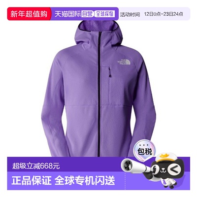 自营欧洲直邮THE NORTH FACE北面 FUTUREFLEECE女士聚酯纤维连帽