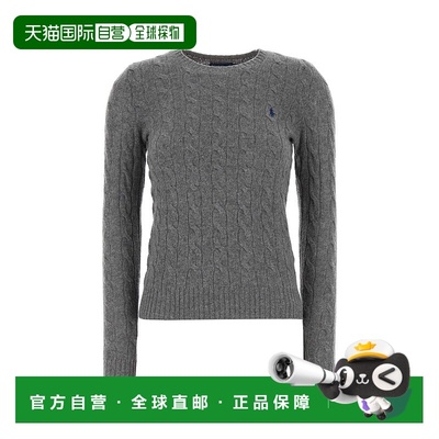 1h可退 香港直邮Polo Ralph Lauren Polo 拉夫 劳伦 女士 灰色羊