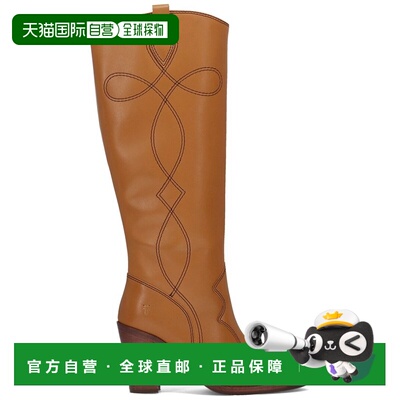 自营Frye Corinne Tall Leather Boot - brown 美国奥莱直发