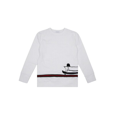GUCCI 男童针织衫 569693XJHCA9214 AW2025 白色 圆领卫衣