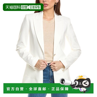 自营 Toccin Rory 单扣西装外套 - 白色 美国奥莱直发西服