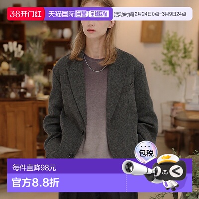 1h可退 日本直邮EMMA CLOTHES 男女同款 宽松版型 针织风格西装外