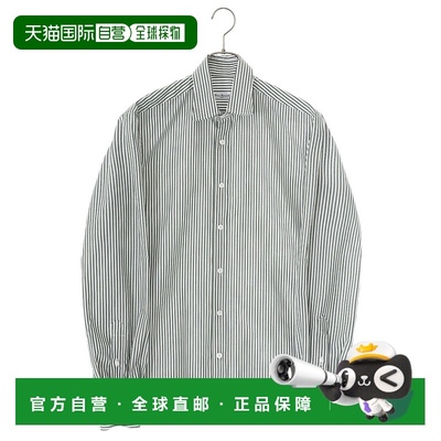 1h可退 日本直邮Errico Formicola 男士HUGO TONDO STRIPE纯棉衬