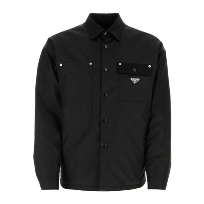 Prada 长袖衬衫式休闲夹克 SC796M1WQ8SOOO