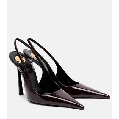 Saint Laurent 圣罗兰 女士 Vendome 110 漆皮露跟浅口鞋