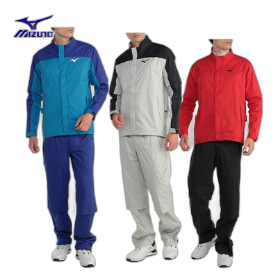 日本直邮MIZUNO Moo Rain Suit II 男士高尔夫雨衣（上下套装） E