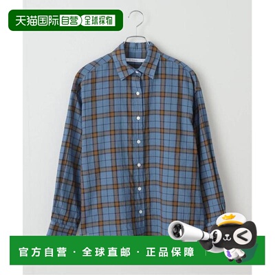 1h可退 日本直邮FRAMeWORK 常规版格纹棉羊毛混纺衬衫