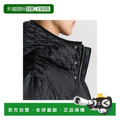欧洲直邮DIOR（迪奥）Dior Oblique 绗缝连帽羽绒服