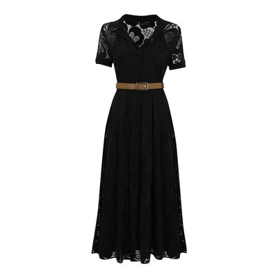 MAX MARA STUDIO 女士连衣裙 252E15-30 SS2025 蓝色