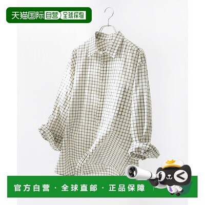 日本直邮coen 亚麻混纺印度棉衬衫 [CO3322EM015006]