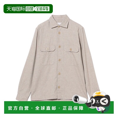 1h可退 日本直邮GUY ROVER 男装 棉 2口袋纯色衬衫夹克 241805755