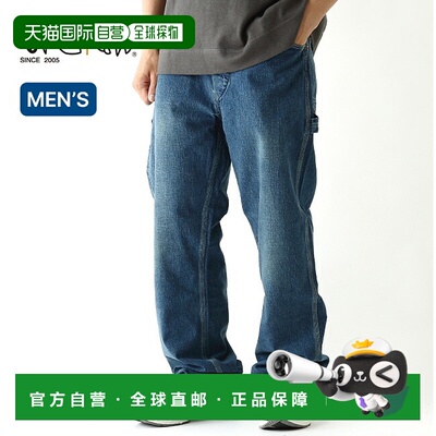 日本直邮orslow DENIM PAINTER PANTS USED WASH 男士牛仔长裤 裤