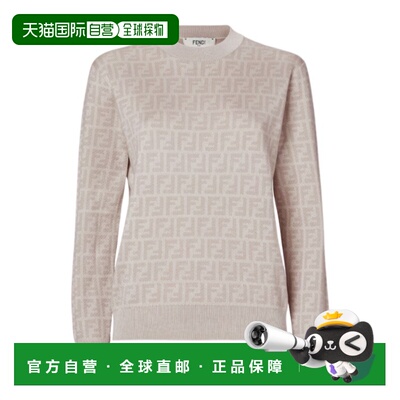 香港直邮FENDI 女士针织衫 FZXE39AYM1F1UKC SS2026 花色 长袖毛