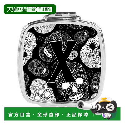 自营Carolines Treasures CJ2008-XSCM 字母 X 亡灵节骷髅黑正品