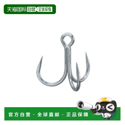 日本直邮Gamakatsu Treble 24 GT 竖笛4/0银色67064