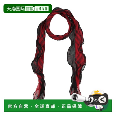 香港直邮Burberry 巴宝莉 女士 Foulards 围巾 red红色 舒适时尚