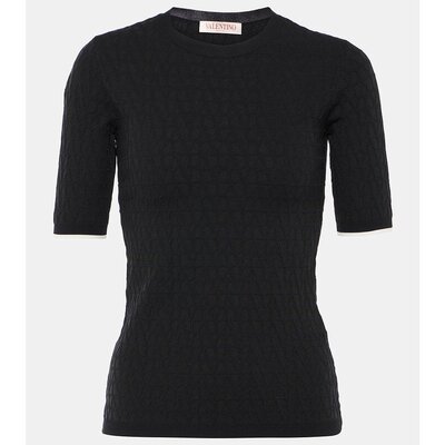 潮奢 Valentino 华伦天奴 女士 Toile Iconographe 毛衣 000276