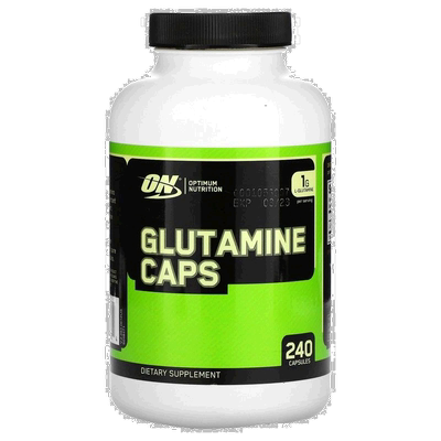 香港直发Optimum Nutrition谷氨酰胺胶囊促进吸收温和不刺激240粒