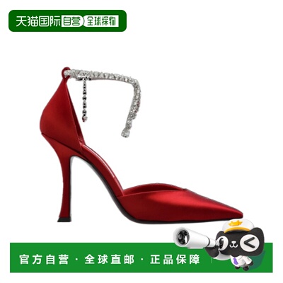 香港直邮JIMMY CHOO 女士高跟鞋 STEVIE100SATRUBYRED SS2026