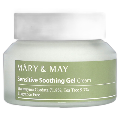 香港直邮Mary & May,敏感舒缓啫喱状乳霜，2.46 盎司（70 克）