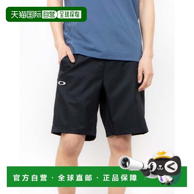 日本直邮Oakley男士Cross短裤 增强活动款6.0 FOA407588 黑色