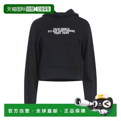 1h可退 香港直邮Palm Angels 棕榈天使 女士 卫衣 black黑色 舒适