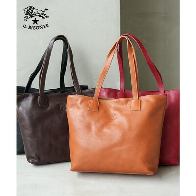 日本直邮54524-0-0814IL BISONTE 皮革手提包