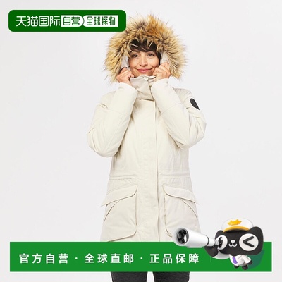 日本直邮迪卡侬 DECATHLON SH900 纯色连帽防水加厚派克棉服 女款