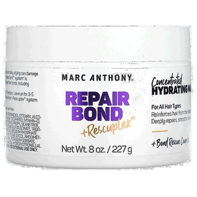 香港直邮Marc Anthony,Repair Bond+Rescuplex，浓缩保湿发膜，8