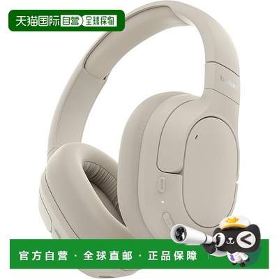 【日本直邮】Belkin SoundForm Isolate 蓝牙5.4 ANC无线耳机 沙