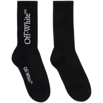 1h可退 香港直邮潮奢 off-white 男士 黑色 Big Logo Bookish 中