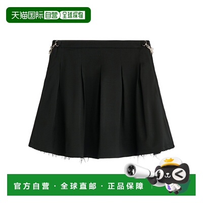 1h可退 香港直邮Our Legacy 褶皱半身裙 W2264OBW百褶裙a字裙