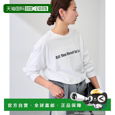 1h可退 日本直邮FRAMeWORK 女装 宽松版型 爱心印花 半袖T恤 2507