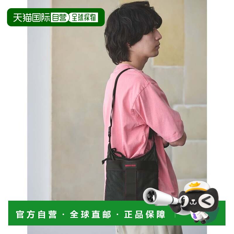 日本直邮BRIEFING 斜挎包 尼龙防撕裂 黑色单肩包手提包腰包
