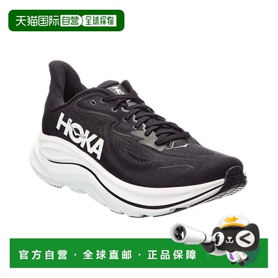 自营HOKA Clifton 10 Sneaker - Black/White 跑鞋美国奥莱直发