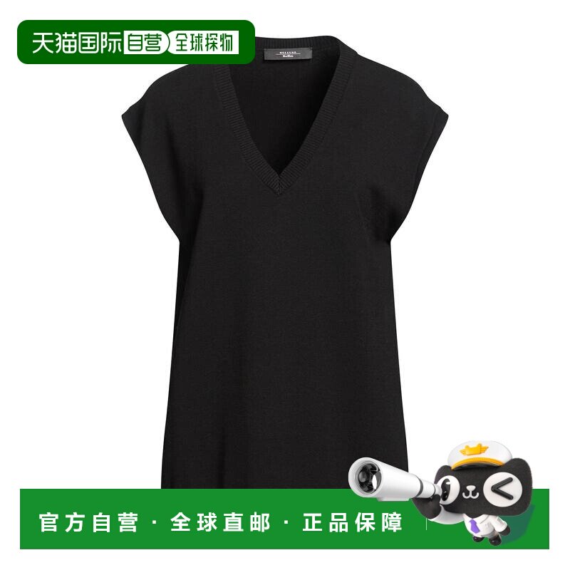 香港直邮Weekend Max Mara 女士 毛衣 black黑色 舒适时尚背心